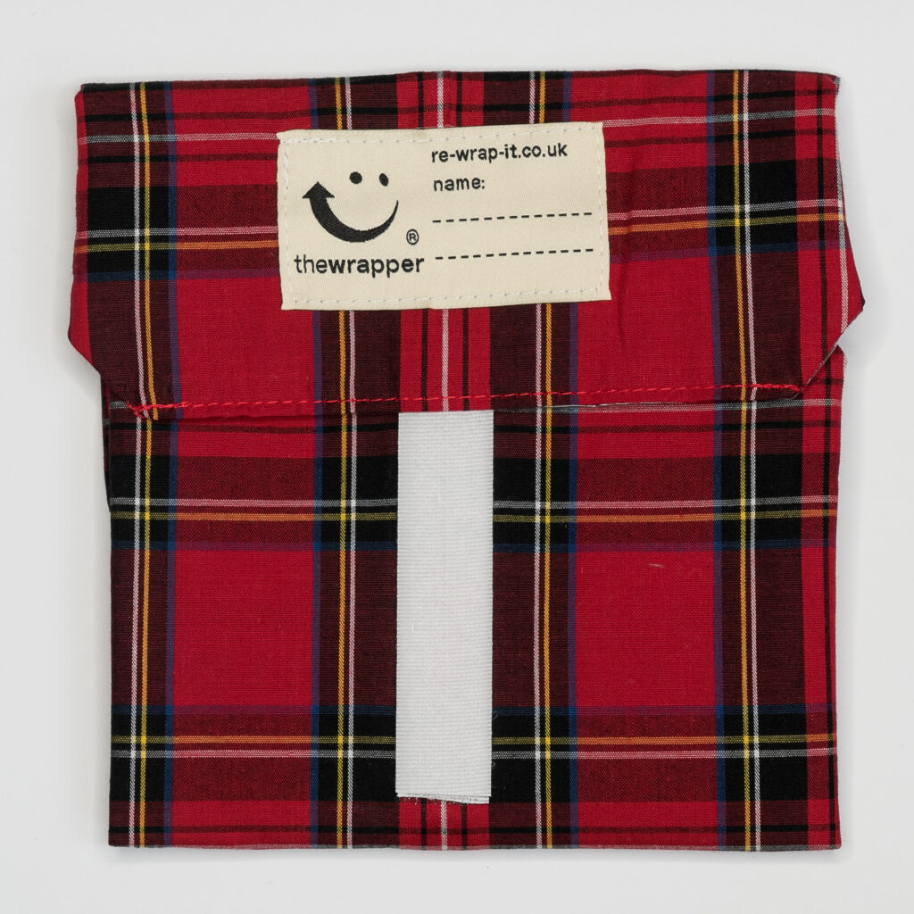 Re-Wrap-It Yellow Check Reusable Sandwich Wrapper