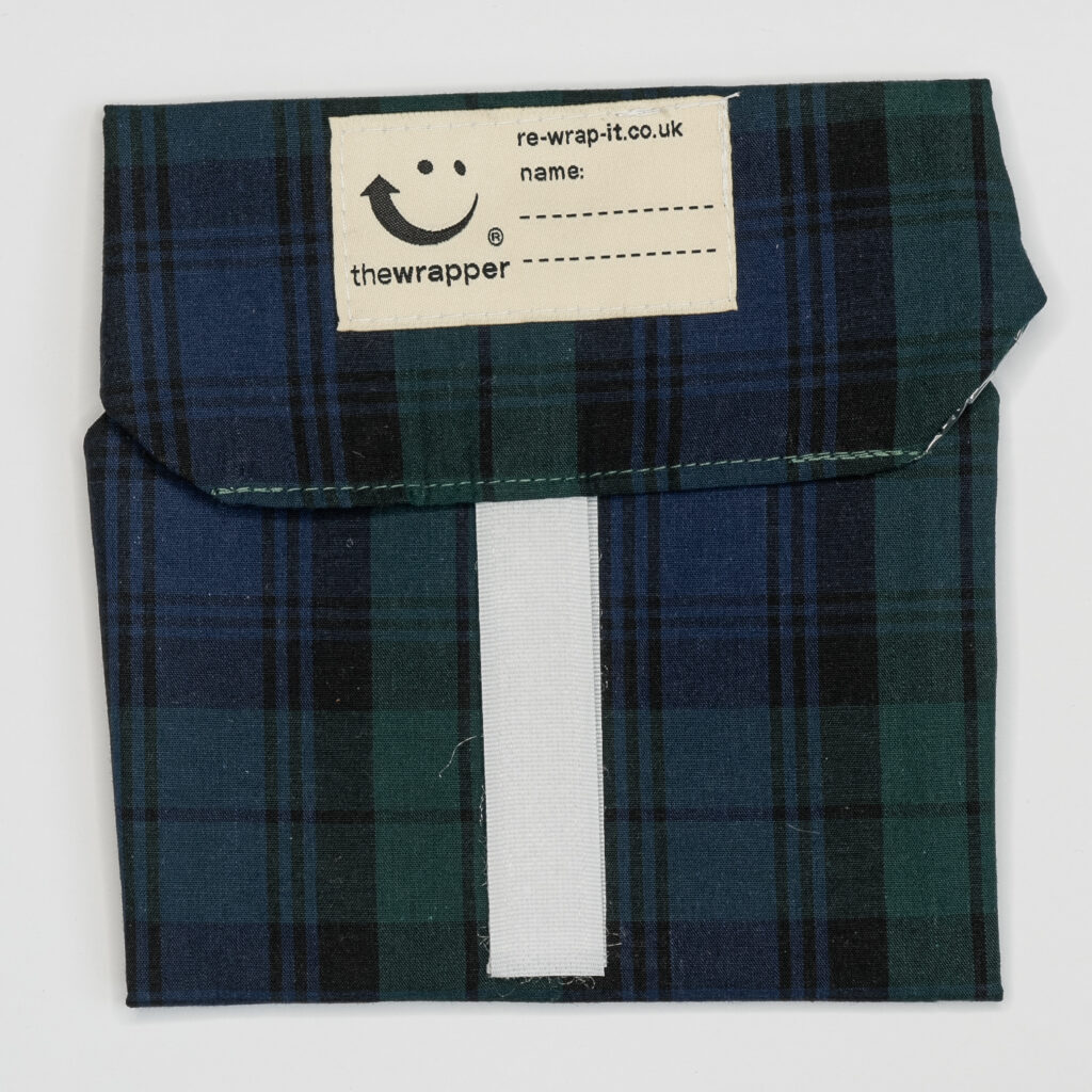 Re-Wrap-It Yellow Check Reusable Sandwich Wrapper